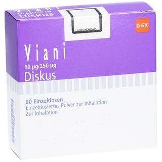 Viani® 50 ug/250 ug Diskus® 60 St mit dem E-Rezept kaufen - Shop Apotheke
