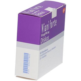 Viani® forte 50 ug/500 ug Diskus® 60 St mit dem E-Rezept kaufen - Shop ...