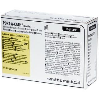 PORTNADEL n. Huber gebogen 20 G 25,4 mm 12 St - Shop Apotheke