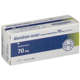 Alendron-HEXAL® 70 mg 1xwöchentl. 4 St mit dem E-Rezept kaufen - Shop ...