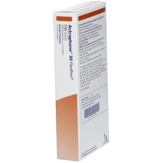Actraphane® 30 FlexPen® 100 I.E./ml 5x3 ml mit dem E-Rezept kaufen ...