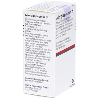 Allergospasmin® N 1 mg/0,5 mg pro Sprühstoß 10 ml mit dem E-Rezept ...