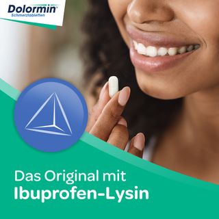 Dolormin Schmerztabletten mit 200 mg Ibuprofen bei Schmerzen und Fieber ...