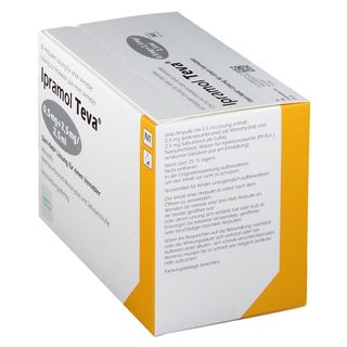 Ipramol Teva® 0,5 mg + 2,5 mg/2,5 ml 2x30 St mit dem E-Rezept kaufen ...