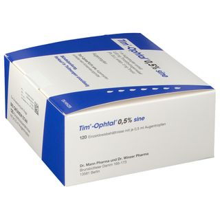 Tim®-Ophtal® 0,5 % sine 120x0,5 ml mit dem E-Rezept kaufen - Shop Apotheke