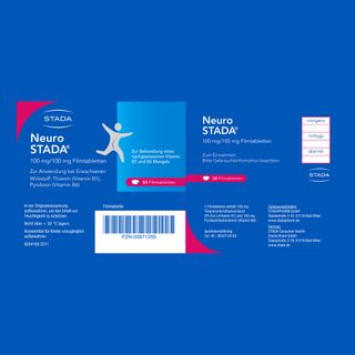 Neuro STADA® 100 mg/100 mg zur Behandlung eines nachgewiesenen Vitamin ...