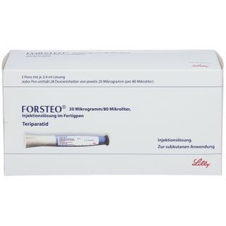 Forsteo® 20Ug/80Ul InjPen 3 St mit dem E-Rezept kaufen - Shop Apotheke