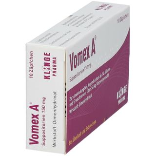 Vomex A® 150 mg 10 St - Shop Apotheke