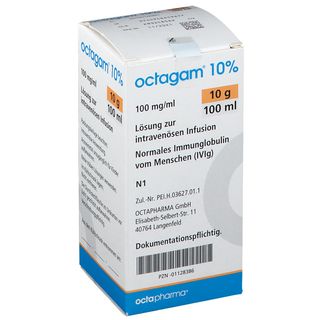 octagam® 10 % 100 ml mit dem E-Rezept kaufen - Shop Apotheke