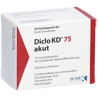 Diclo KD® 75 akut 50 St mit dem E-Rezept kaufen - Shop Apotheke