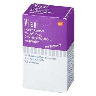 Viani® 25 µg/125 µg 120 St mit dem E-Rezept kaufen - Shop Apotheke