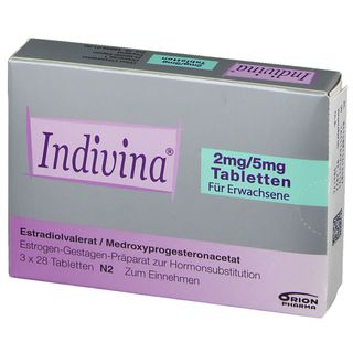Indivina® 2 mg/5 mg. 3x28 St mit dem E-Rezept kaufen - Shop Apotheke