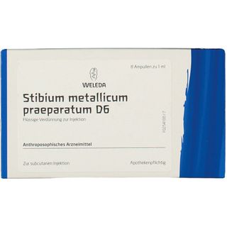 Stibium Metallicum Praeparatum D6 8x1 ml - Shop Apotheke
