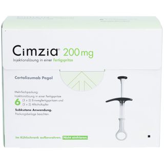 Cimzia® 200 mg 3x2 St mit dem E-Rezept kaufen - Shop Apotheke