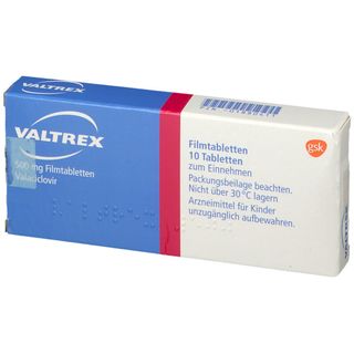 VALTREX 500 mg 10 St mit dem E-Rezept kaufen - Shop Apotheke