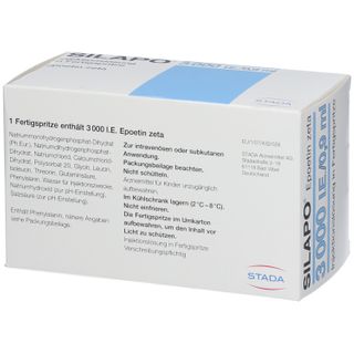 Silapo® 3.000 I.E./0,9 ml Fertigspritzen 6x1 St mit dem E-Rezept kaufen ...