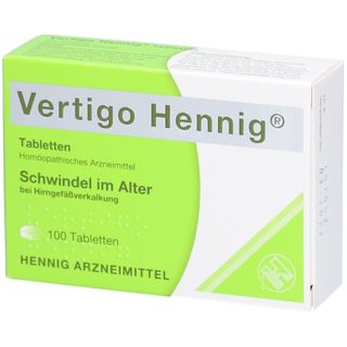 Vertigo Hennig® Tabletten 100 St - Shop Apotheke