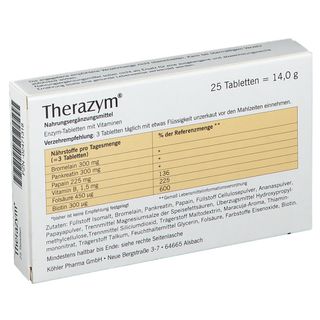Therazym® Tabletten 25 St - Shop Apotheke