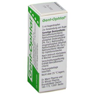 Gent-Ophtal® 5 ml mit dem E-Rezept kaufen - Shop Apotheke