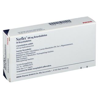 Norflex® 100 mg 50 St mit dem E-Rezept kaufen - Shop Apotheke