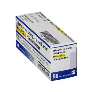 Triamteren comp.-ratiopharm® 50 mg/25 mg 50 St mit dem E-Rezept kaufen ...