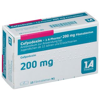 Cefpodoxim 1A Pharma® 200Mg 15 St mit dem E-Rezept kaufen - Shop Apotheke