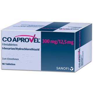 COAPROVEL® 300 mg/12,5 mg 98 St mit dem E-Rezept kaufen - Shop Apotheke