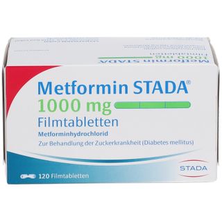 Metformin STADA® 1000 mg 120 St mit dem E-Rezept kaufen - Shop Apotheke