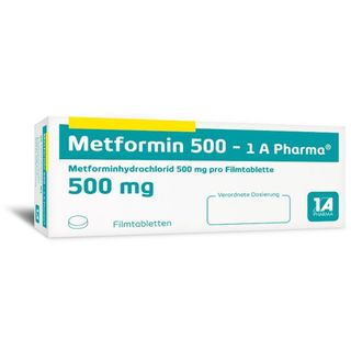 Metformin 500-1A Pharma® 180 St mit dem E-Rezept kaufen - Shop Apotheke