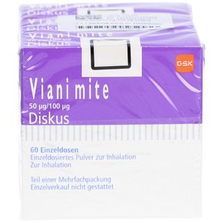 Viani® mite 50 µg/100 µg Diskus® 3x60 St mit dem E-Rezept kaufen - Shop ...