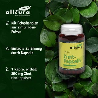 allcura Zimt Kapseln 100 St - Shop Apotheke