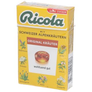 Ricola® Schweizer Kräuterbonbons Box Kräuter Original ohne Zucker 50 g ...