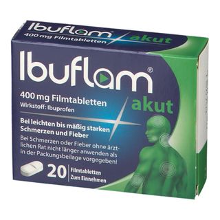 Ibuflam® akut: 400 mg Ibuprofen Schmerztabletten 20 St - Shop Apotheke
