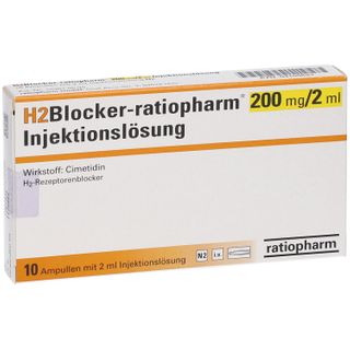 H2-Blocker-ratiopharm® 200 mg/2 ml 10x2 ml mit dem E-Rezept kaufen ...