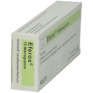Eferox® 75 µg 100 St mit dem E-Rezept kaufen - Shop Apotheke