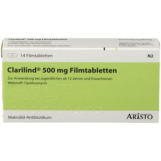 Clarilind® 500 mg 14 St mit dem E-Rezept kaufen - Shop Apotheke