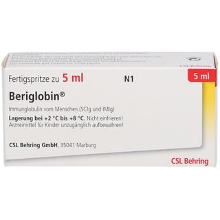 Beriglobin® 5 ml 5 ml mit dem E-Rezept kaufen - Shop Apotheke