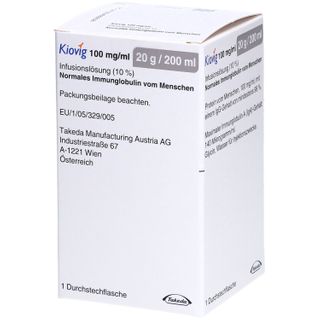 Kiovig 100 mg/ml 200 ml mit dem E-Rezept kaufen - Shop Apotheke