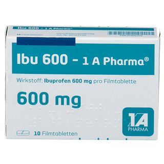 Ibu 600 1A Pharma® 10 St mit dem E-Rezept kaufen - Shop Apotheke