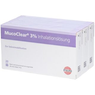 MucoClear® 3% Inhalationslösung 60x4 ml - Shop Apotheke