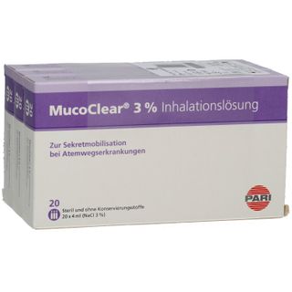 MucoClear® 3% Inhalationslösung 60x4 ml - Shop Apotheke