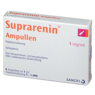 Suprarenin® AMPULLEN 1 mg/ml 6x1 ml mit dem E-Rezept kaufen - Shop Apotheke