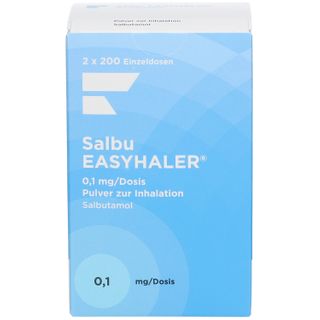 Salbu Easyhaler® 0,1 mg/Dosis 2 St mit dem E-Rezept kaufen - Shop Apotheke