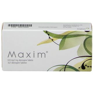 Maxim® 0,030 mg/2 mg 63 St mit dem E-Rezept kaufen - Shop Apotheke