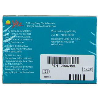 YAZ® 0,02 mg/3 mg 28 St mit dem E-Rezept kaufen - Shop Apotheke