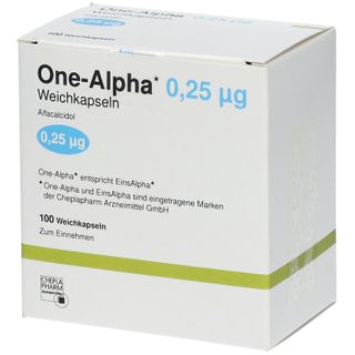 One Alpha 0,25 µg 100 St mit dem E-Rezept kaufen - Shop Apotheke