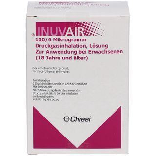 Inuvair® 100/6 µg 2 St mit dem E-Rezept kaufen - Shop Apotheke