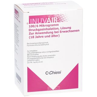Inuvair® 100/6 µg 2 St mit dem E-Rezept kaufen - Shop Apotheke