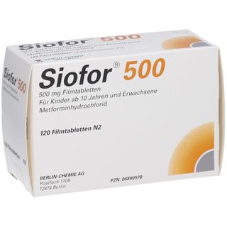 Siofor® 500 120 St mit dem E-Rezept kaufen - Shop Apotheke