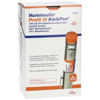 Huminsulin® Profil III KwikPen™ 10 St mit dem E-Rezept kaufen - Shop Apotheke
